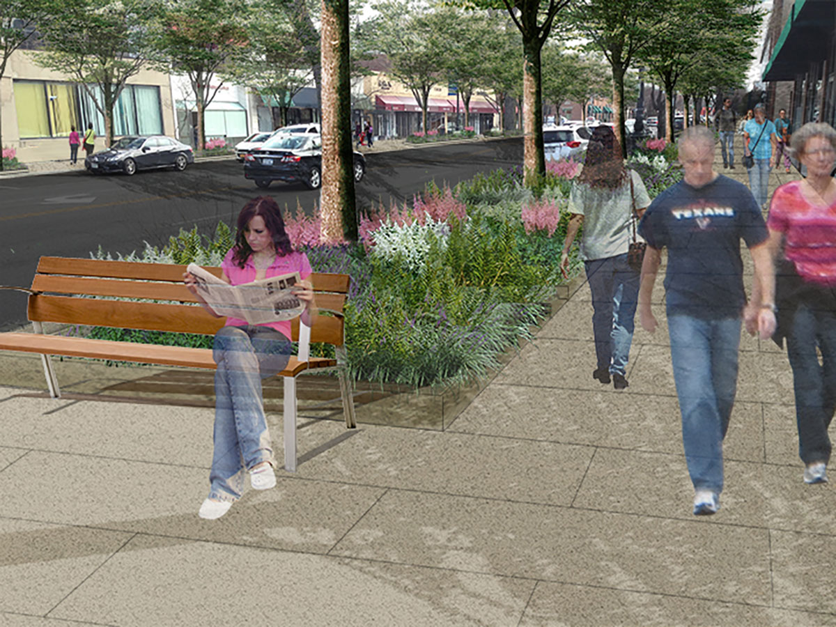 Franklin Avenue Streetscape Concept Plan - RGR Landscape